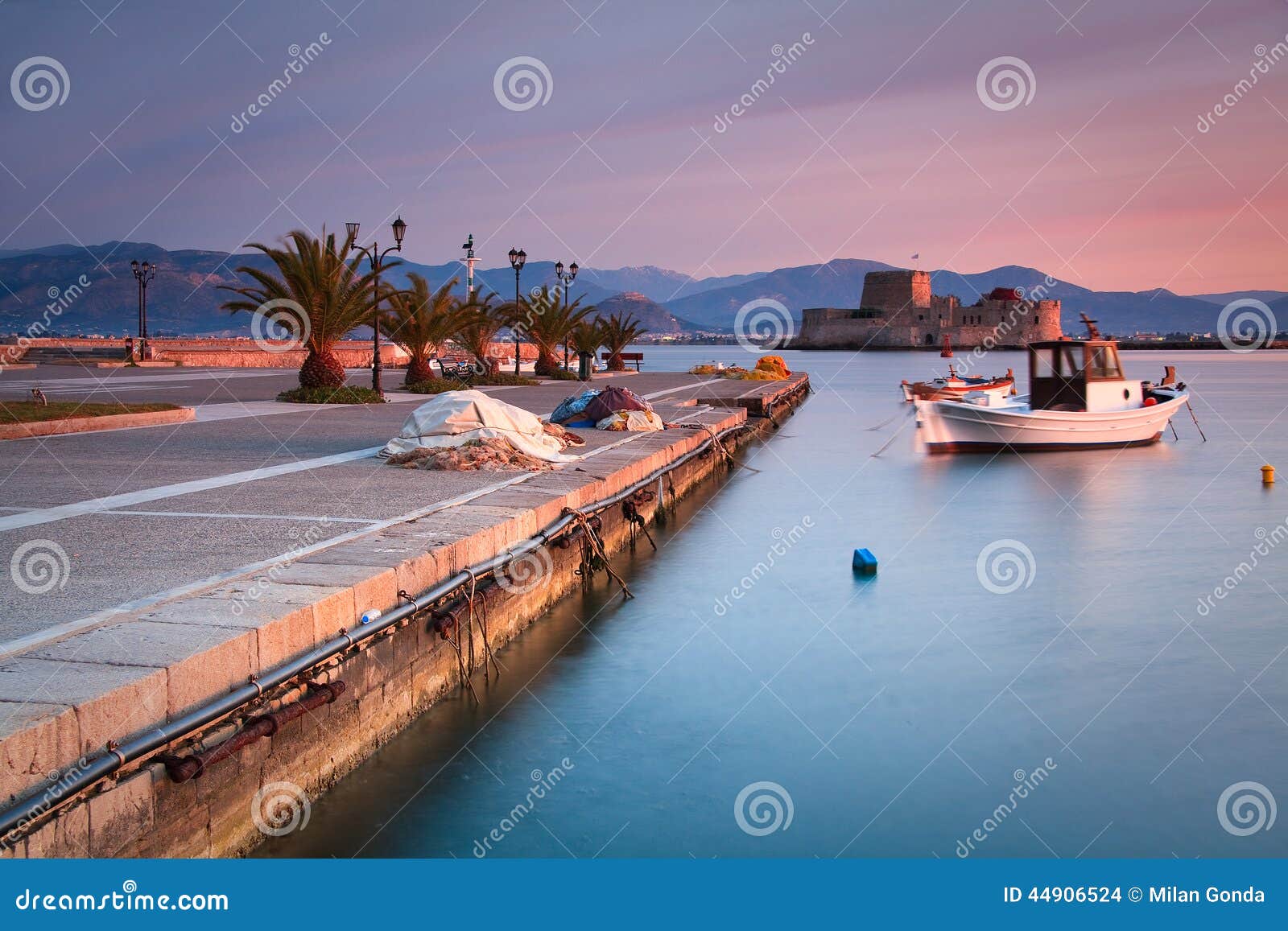 Nafplio harbour, Greece. stock photo. Image of nafplio - 44906524