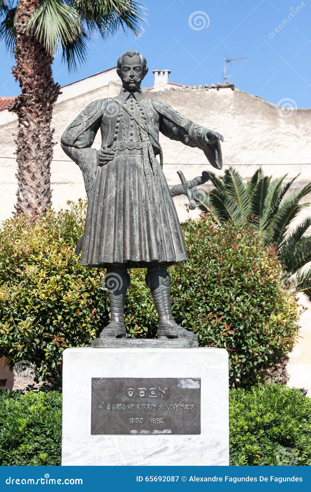 Nafplio King Otto Greece stock image. Image of downdown - 65692087