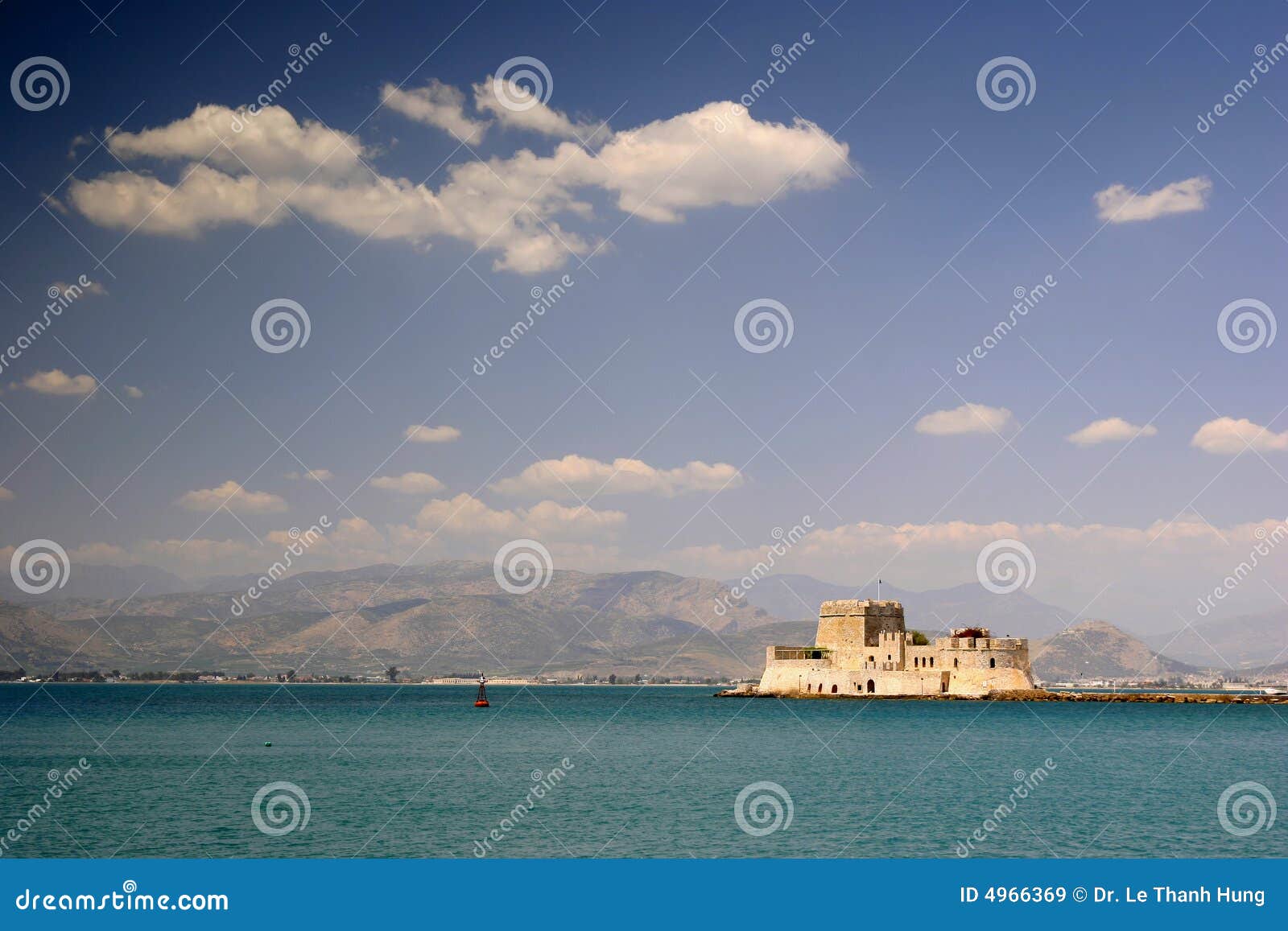 Nafplion Harbour Fort, Greece Stock Image - Image of harbor, white: 4966369