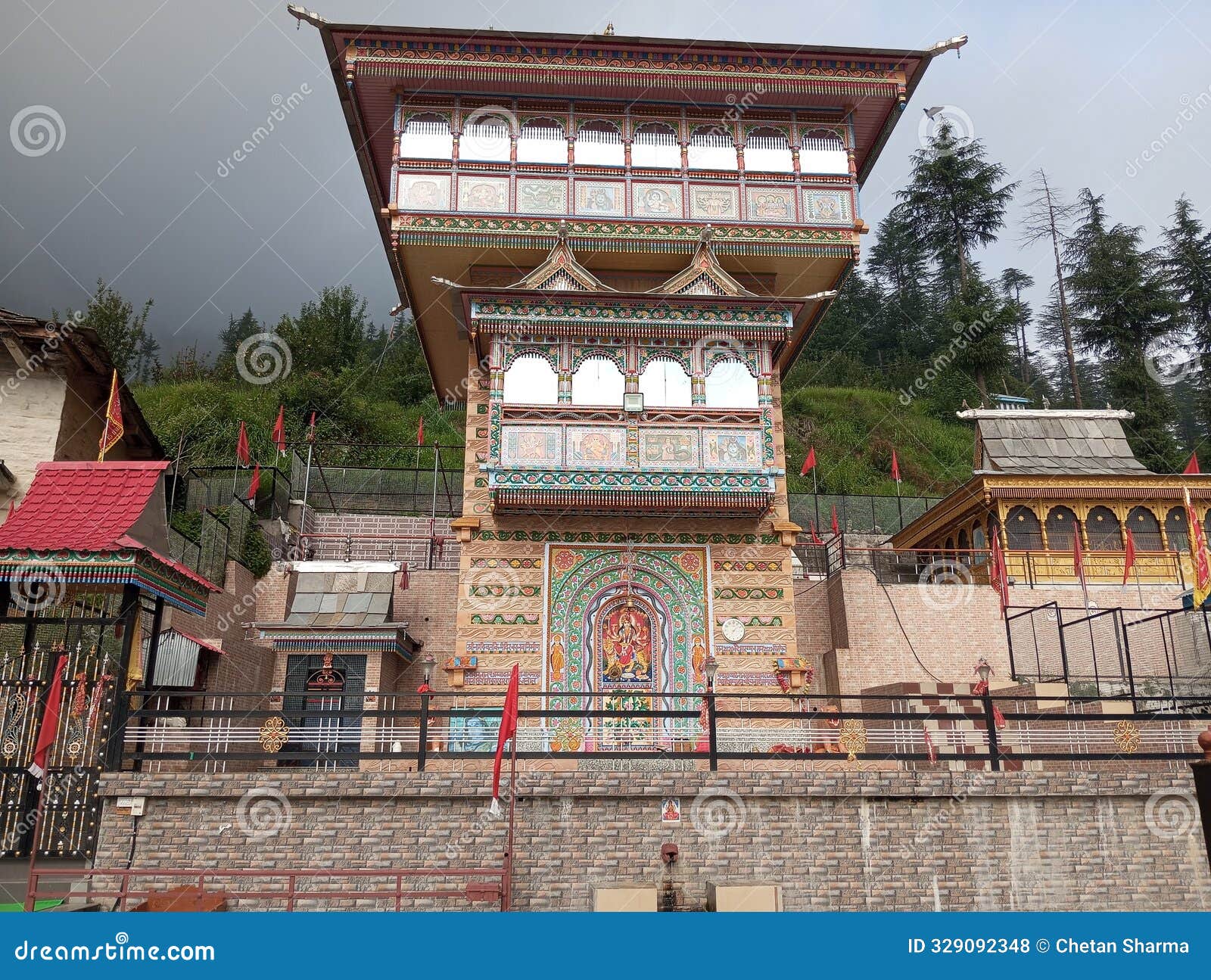 Nag devta temple stock photo. Image of pradesh, himachal - 329092348