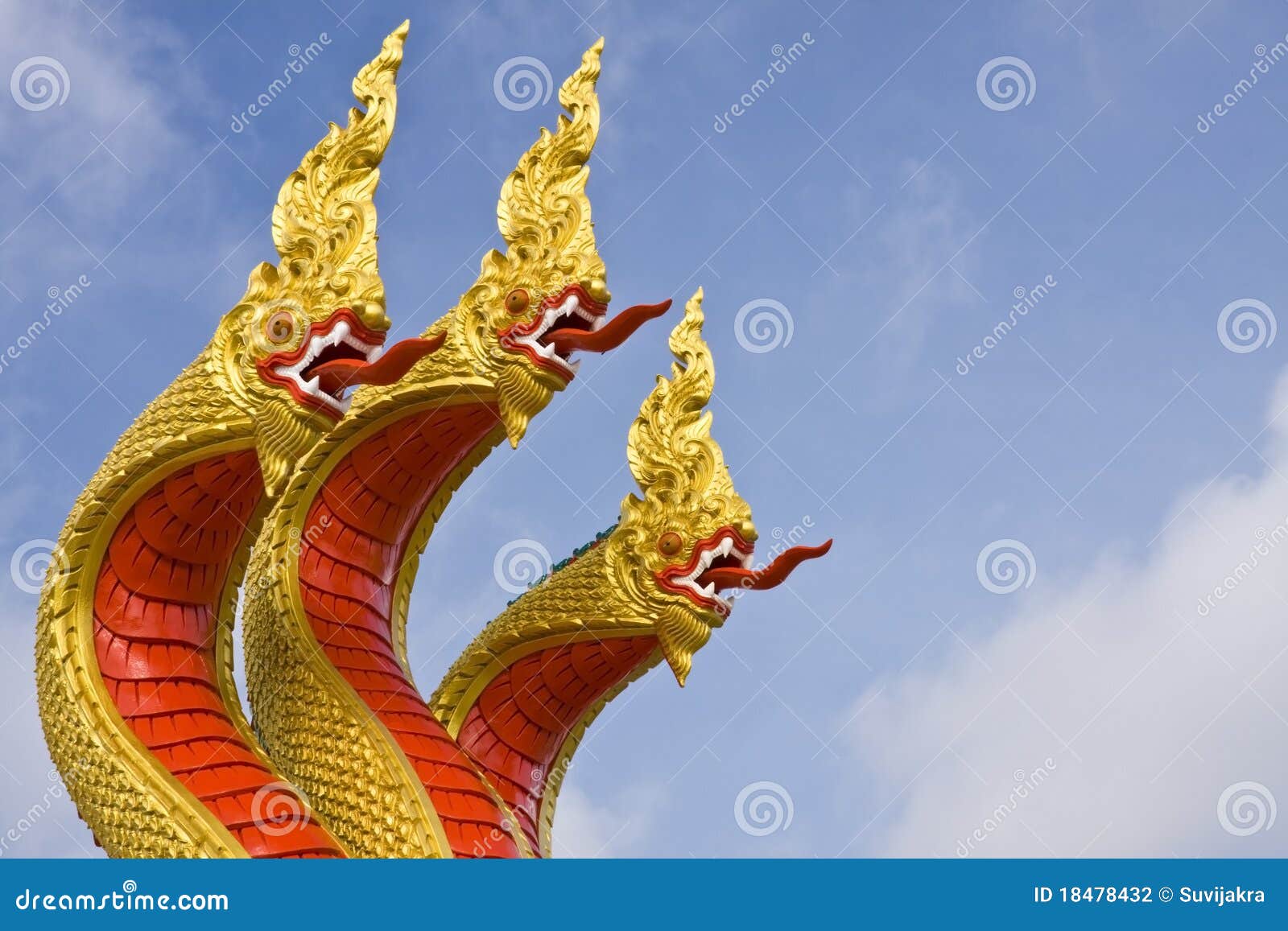 Naga stock photo. Image of buddhist, snake, thai, asia - 18478432
