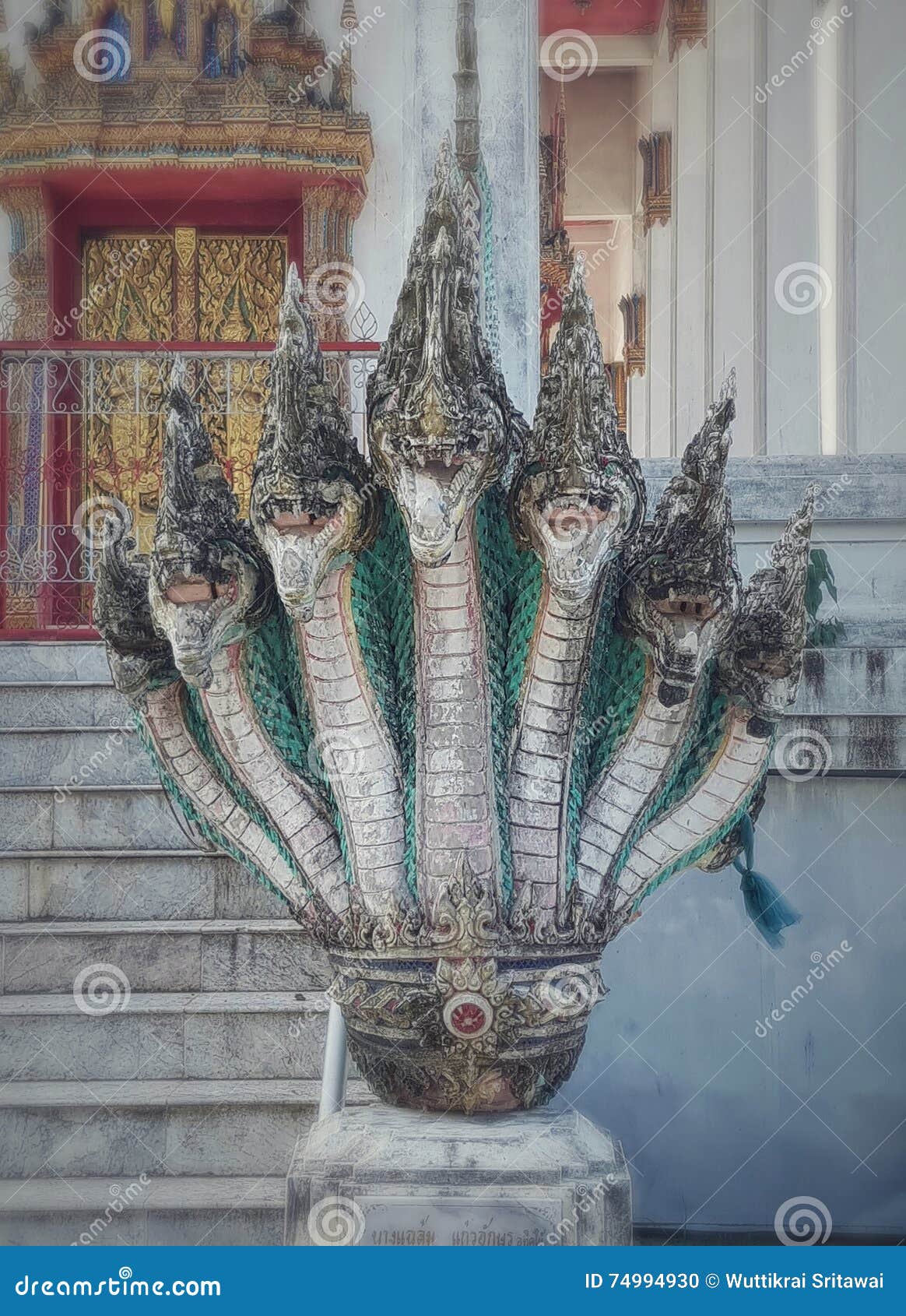 7 Naga head stock photo. Image of naga, head, thai, statue - 74994930