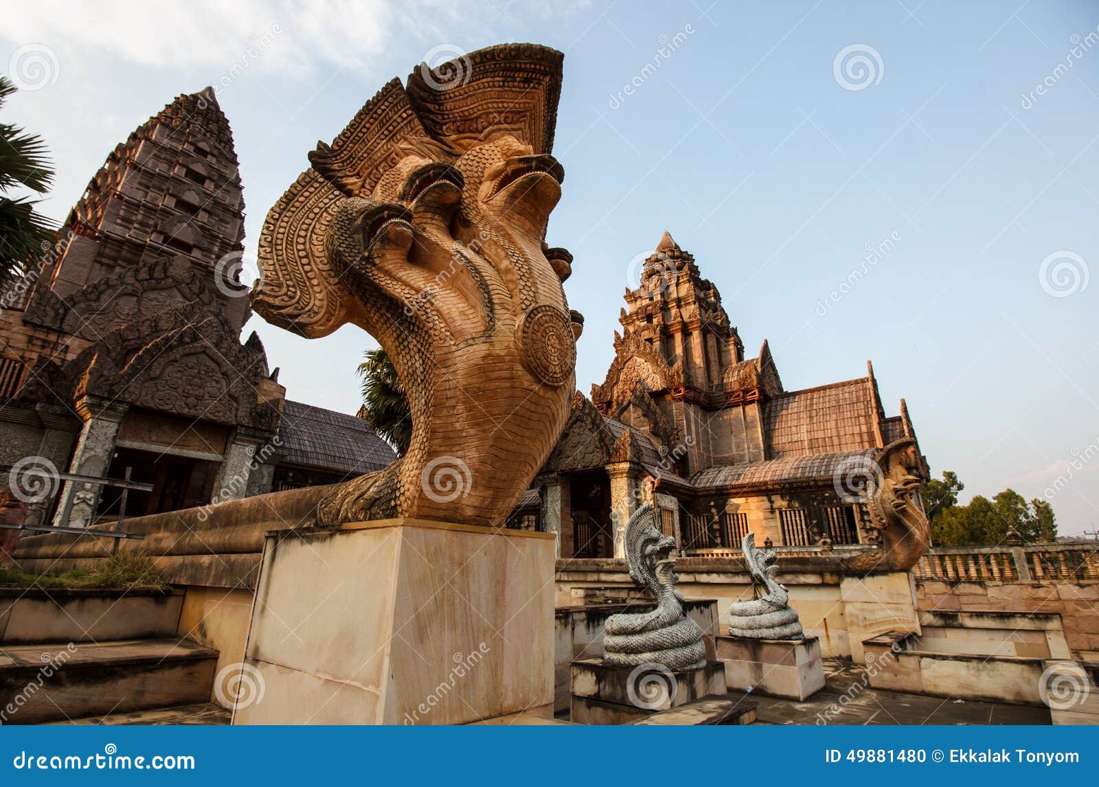 Naga or snake stock photo. Image of cambodia, thailand - 49881480
