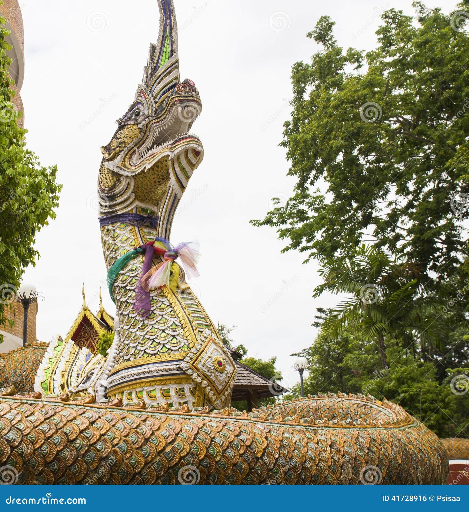 Naga snake statue stock photo. Image of beauty, beard - 41728916