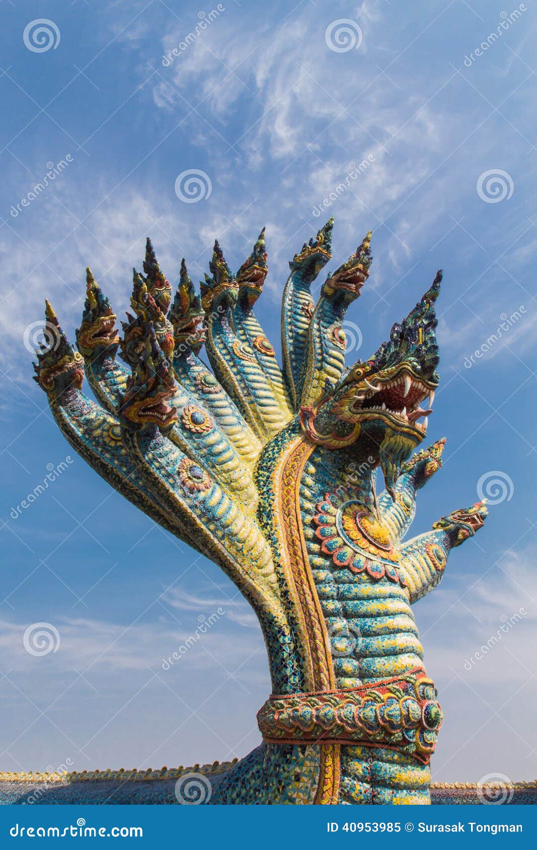 Naga statue stock image. Image of belief, culture, gable - 40953985