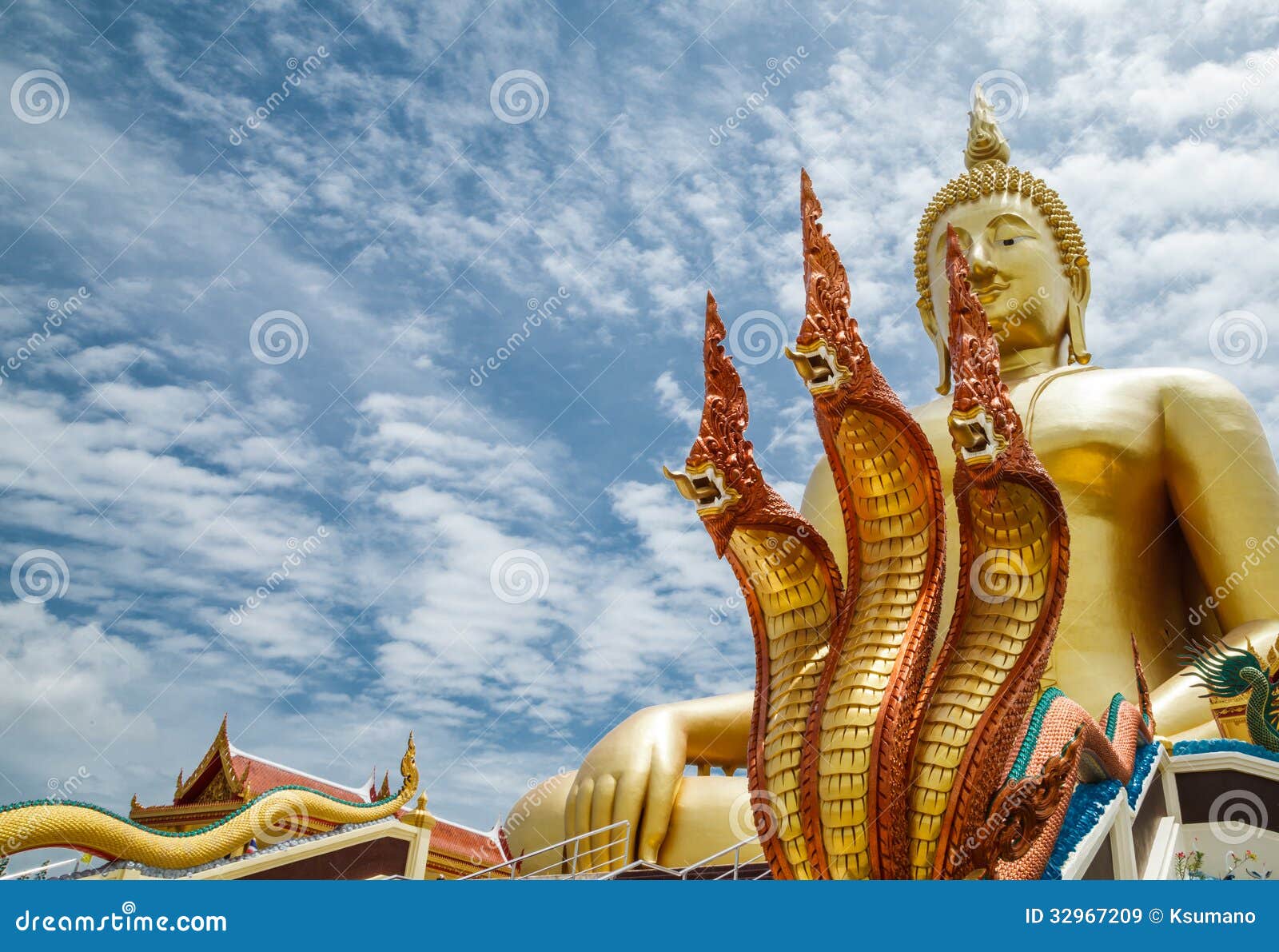 Naga in temple stock image. Image of symbol, color, asian - 32967209