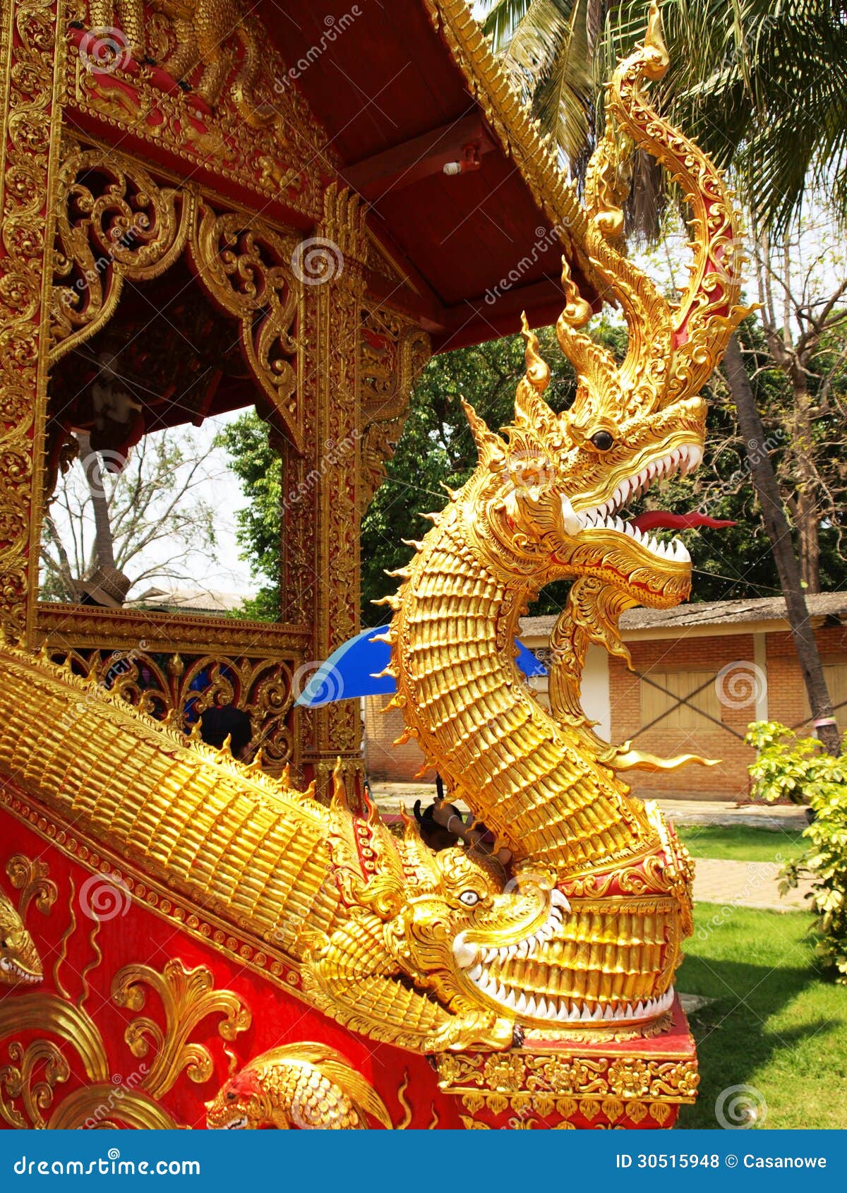 NAGA THAI STATUEÂ stock photo. Image of design, asia - 30515948