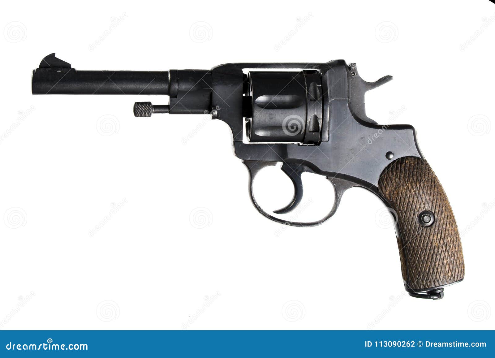 Nagan System Isolated on a White Background Stock Photo - Image of ...