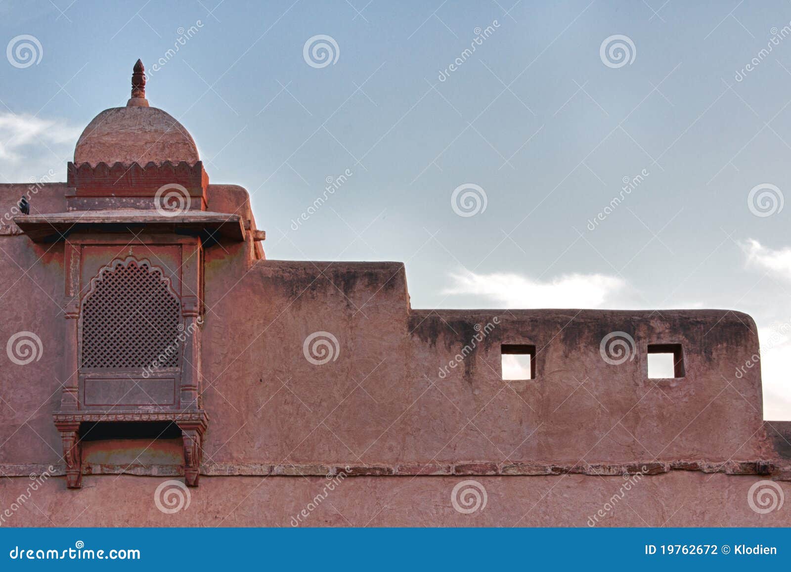 Nagaur S Palace in Rajasthan. Stock Photo - Image of maharaja, balcony ...