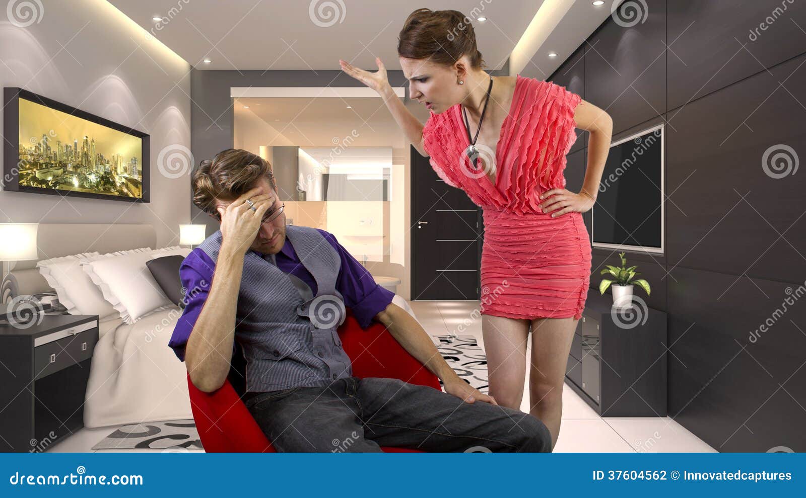 Nagging stock photo. Image of nagging, couple, husband - 37604562