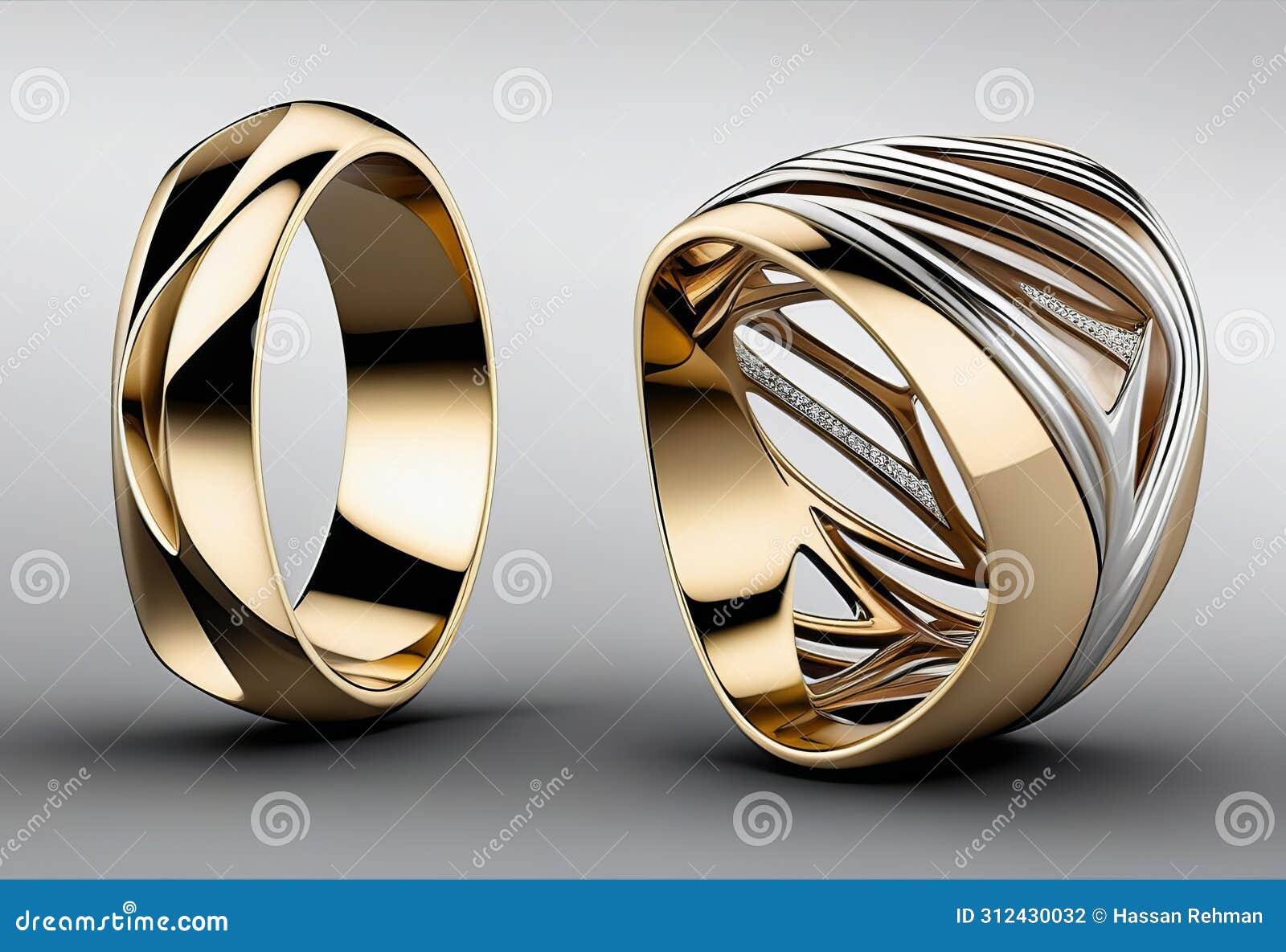 Nagindar S Wedding Ring Inspired by Zaha Hadid S Iconic Style Stock ...