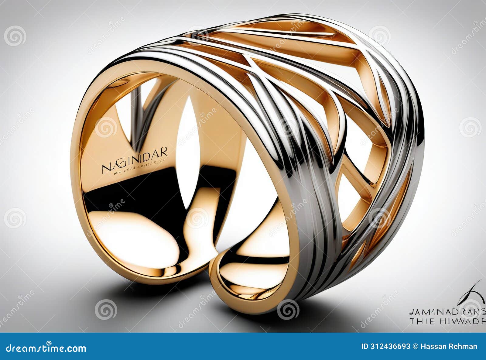 Nagindar S Wedding Ring Inspired by Zaha Hadid S Iconic Style Stock ...