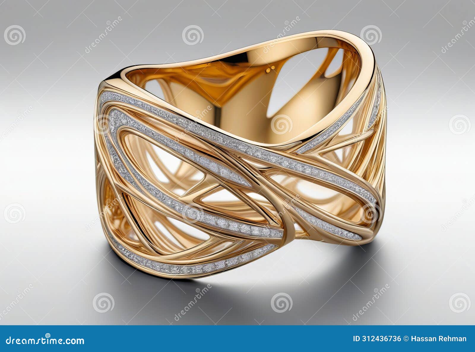 Nagindar S Wedding Ring Inspired by Zaha Hadid S Iconic Style Stock ...