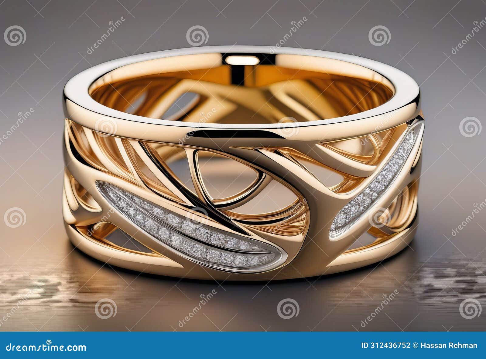 Nagindar's Wedding Ring Inspired By Zaha Hadid's Iconic Style Stock ...