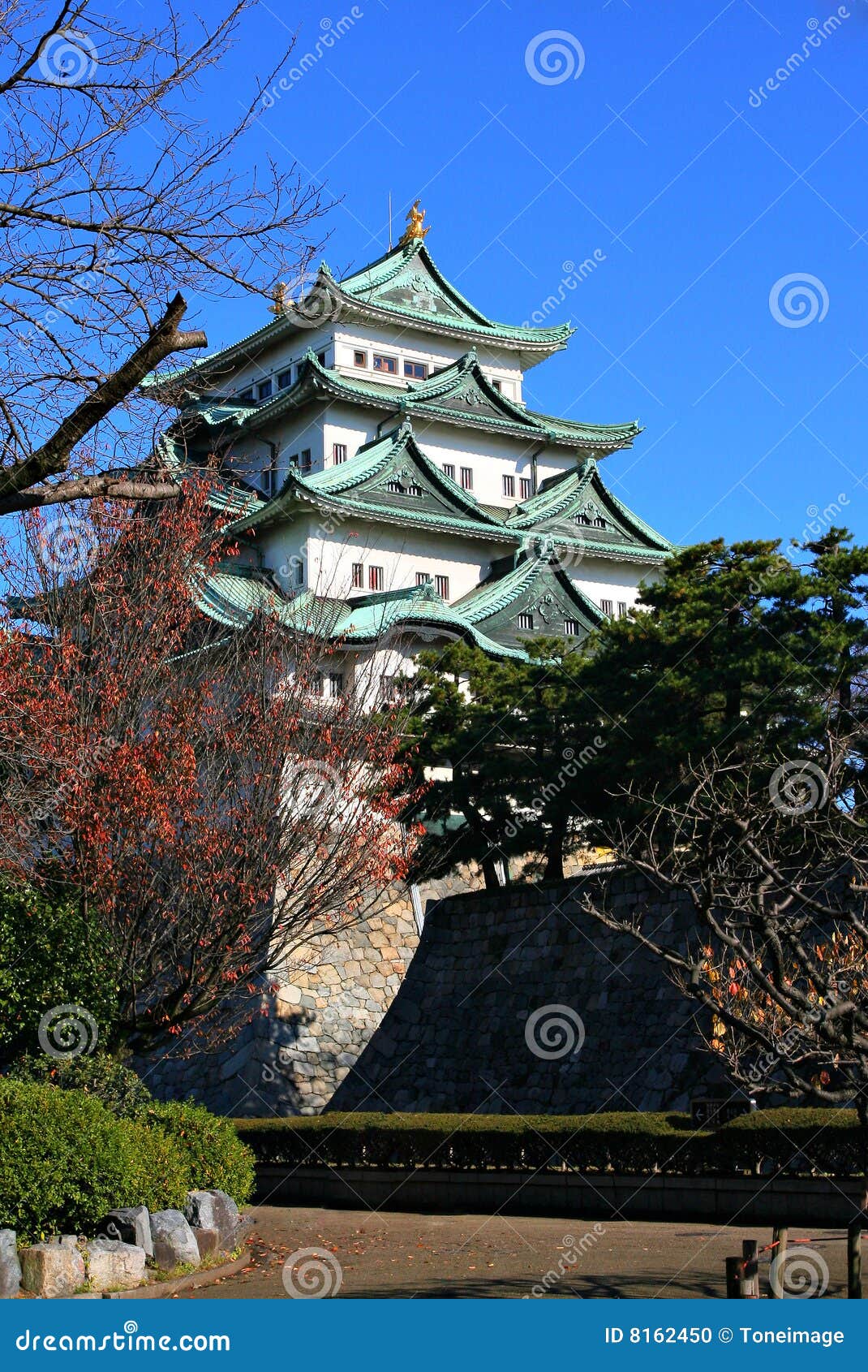 Nagoya Castle of Japan stock photo. Image of historical - 8162450