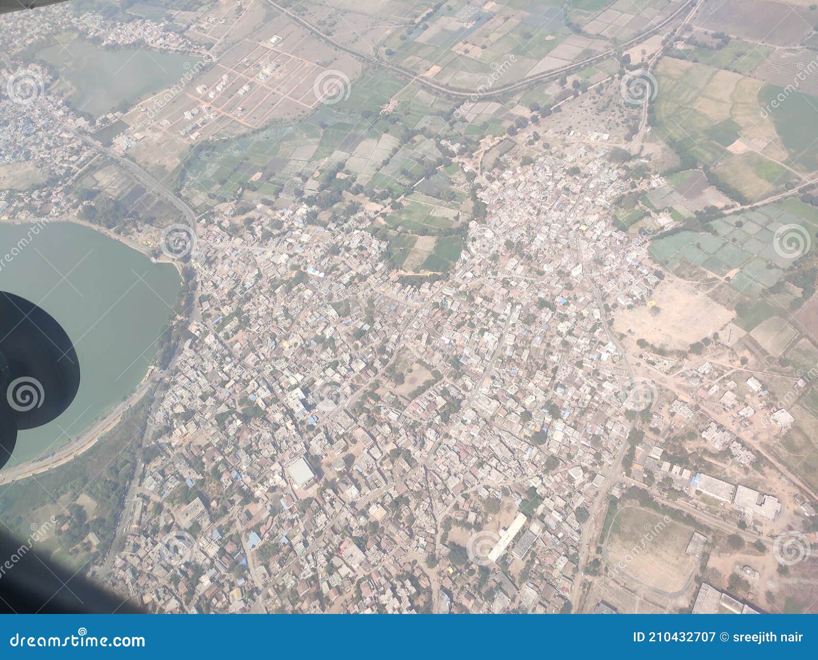 Nagpur India Flying View in Last Night Stock Image - Image of nagpur ...