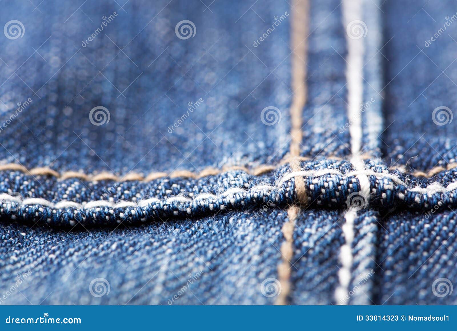 Naht auf Blue Jeans stockbild. Bild von teil, faser, gewebe - 33014323