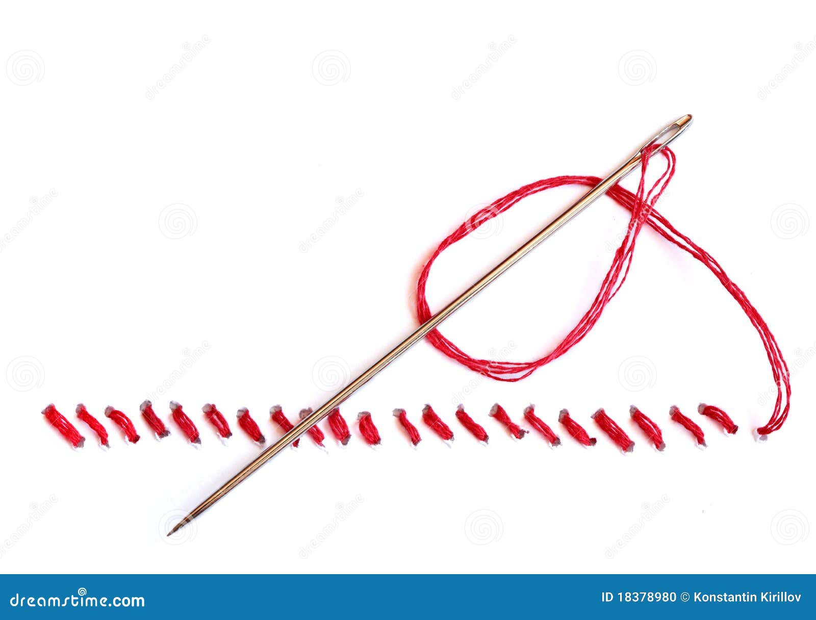 Naht und Nadel stockfoto. Bild von bild, arbeit, mode - 18378980