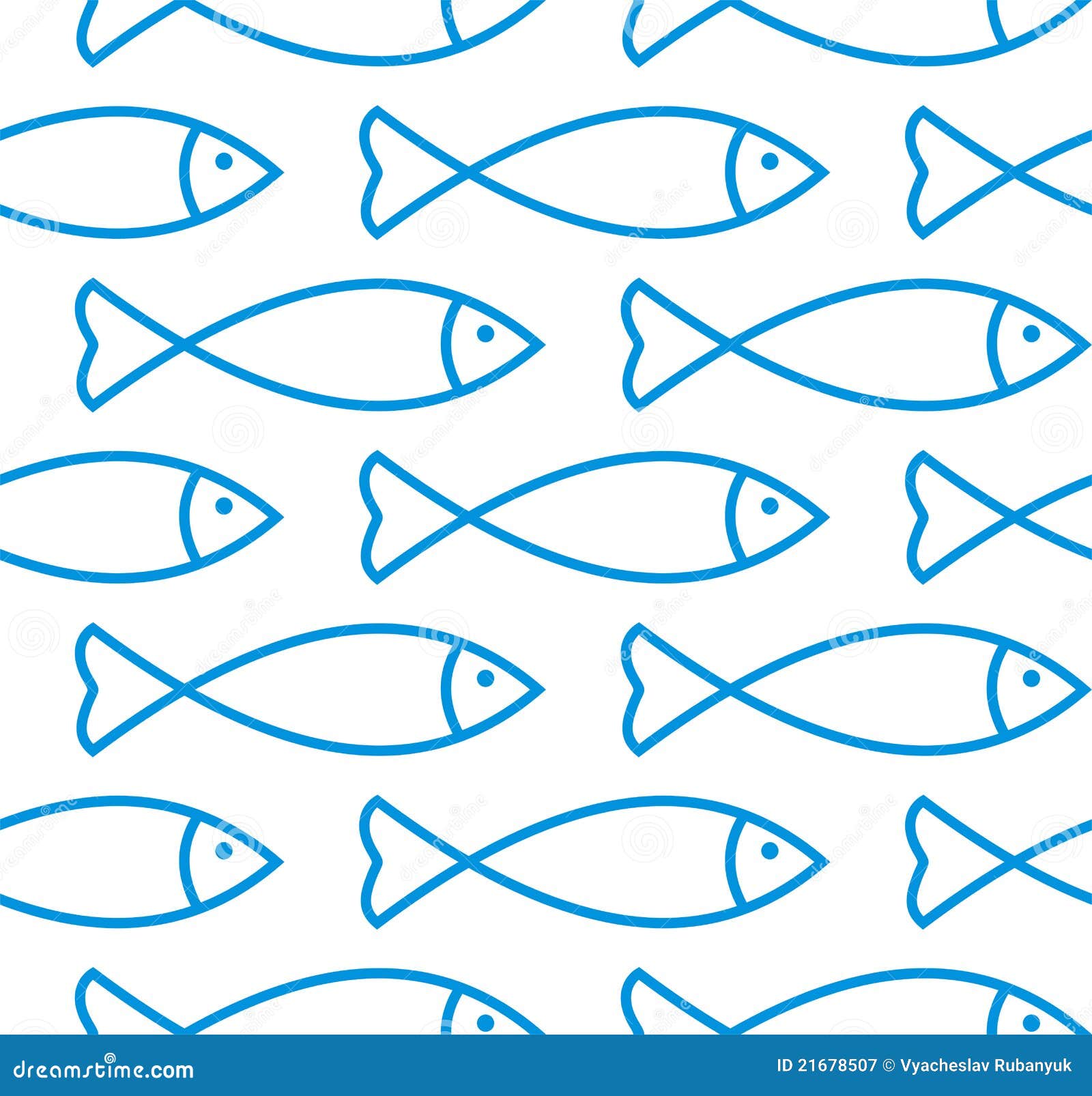 Nahtloses Muster Der Fische Vektor Abbildung - Illustration von skalen ...