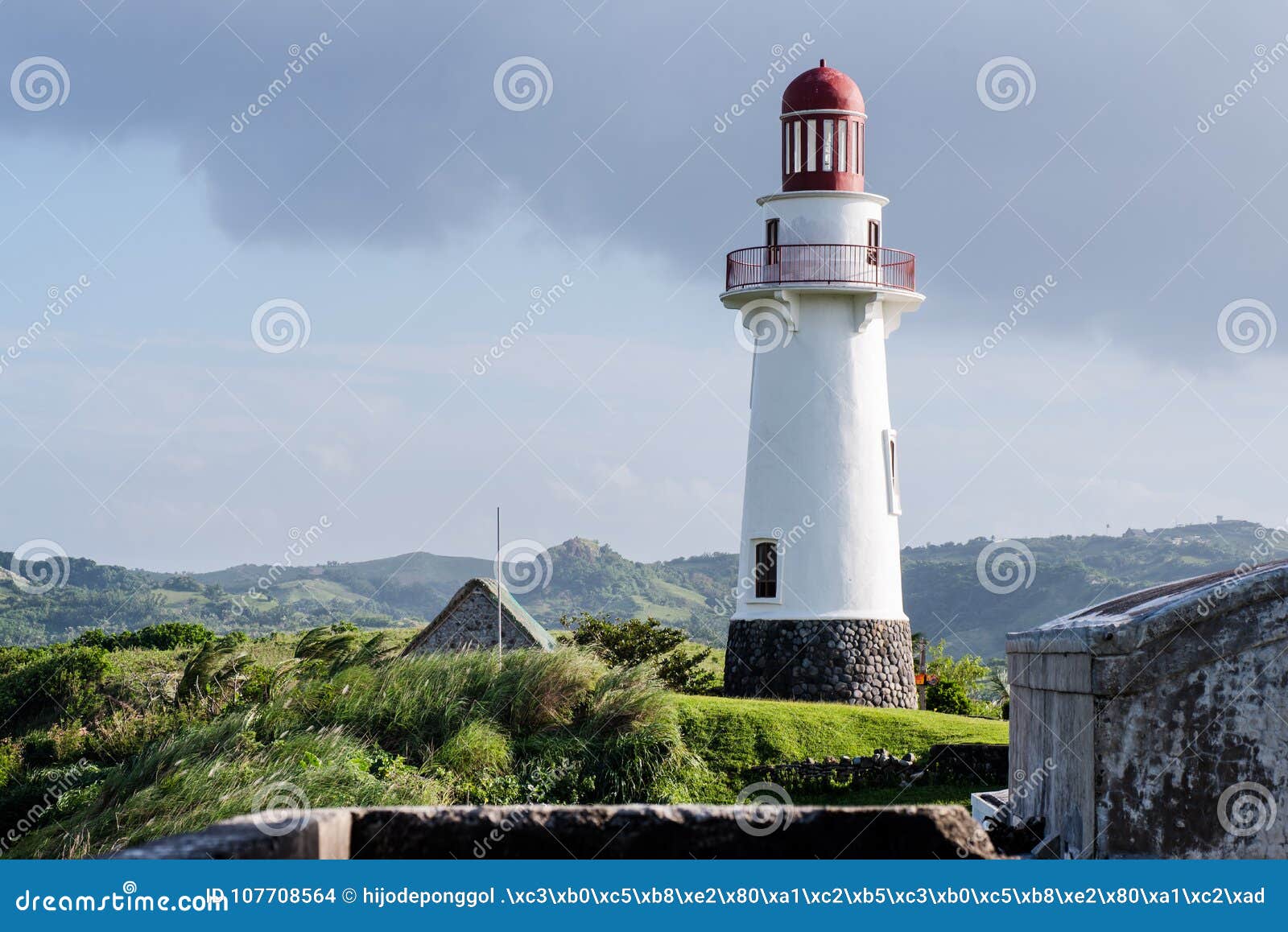 Lighthouse At Naidi Hills In Basco, Batan Island Of Batanes ...