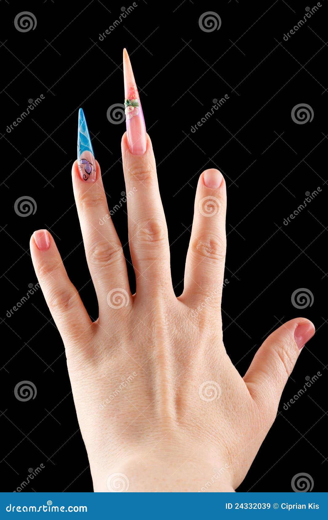 Nail art manicure stock image. Image of intricate, fingers - 24332039