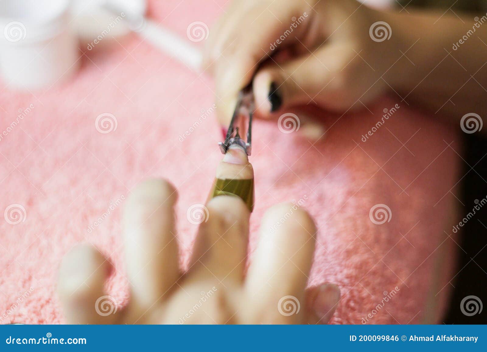 Nail Art, Manicure, Pinching Stock Photo - Image of crafts, hobby ...