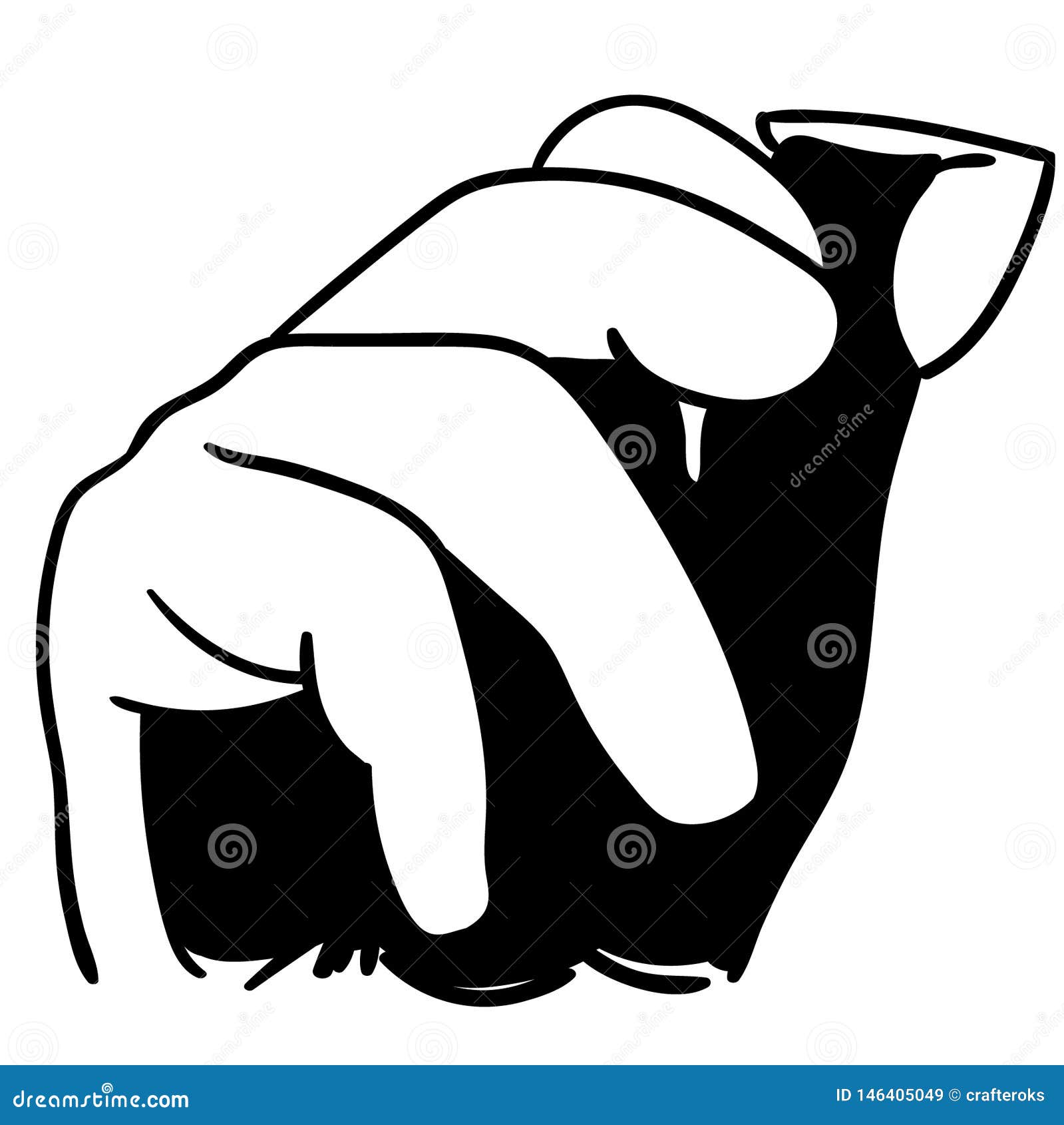 Nail Biting Vector Illustration by Crafteroks Stock Vector ...