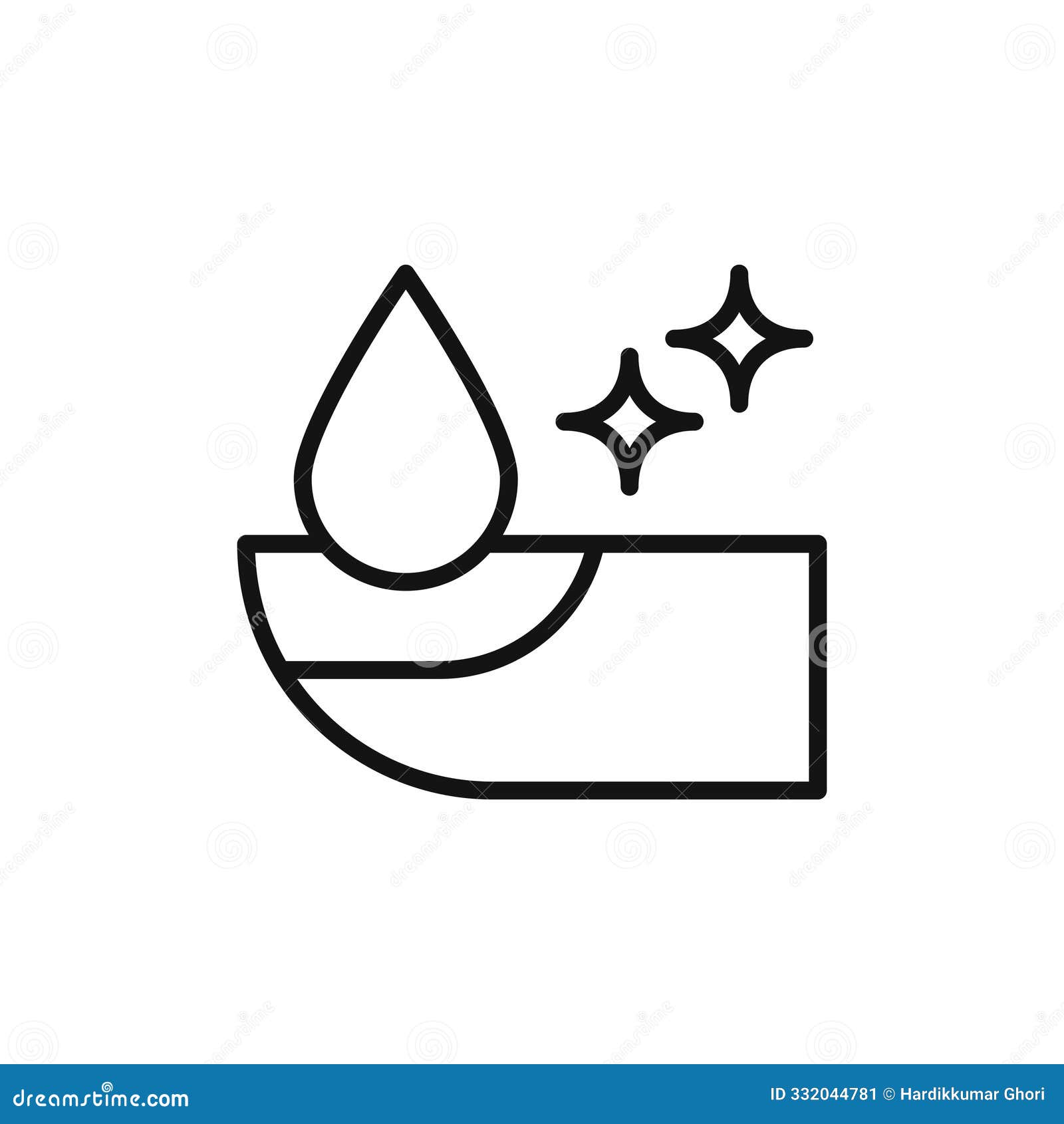 Nail Care Icon Symbol on White Background Stock Vector - Illustration ...