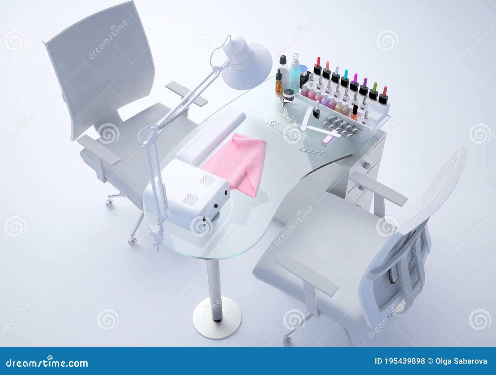 Nail Care. Manicure Table in Salon. Set of Professional Manicure Tools ... Nail Care. Manicure Table in Salon. Set of Professional Manicure Tools ...