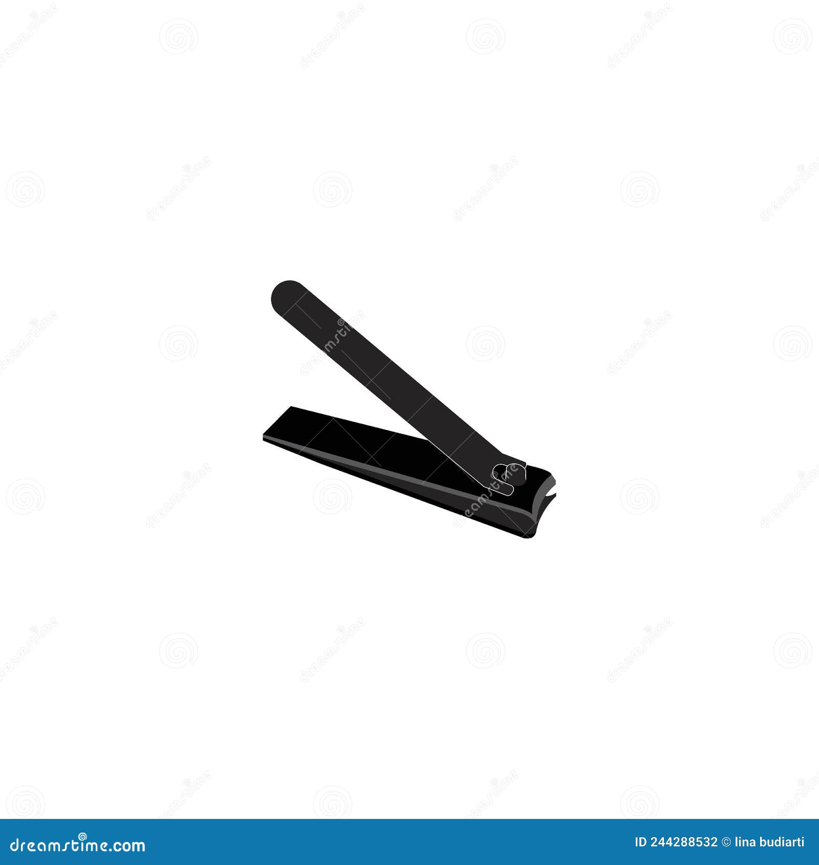 Nail clipper icon stock vector. Illustration of accessory - 244288532