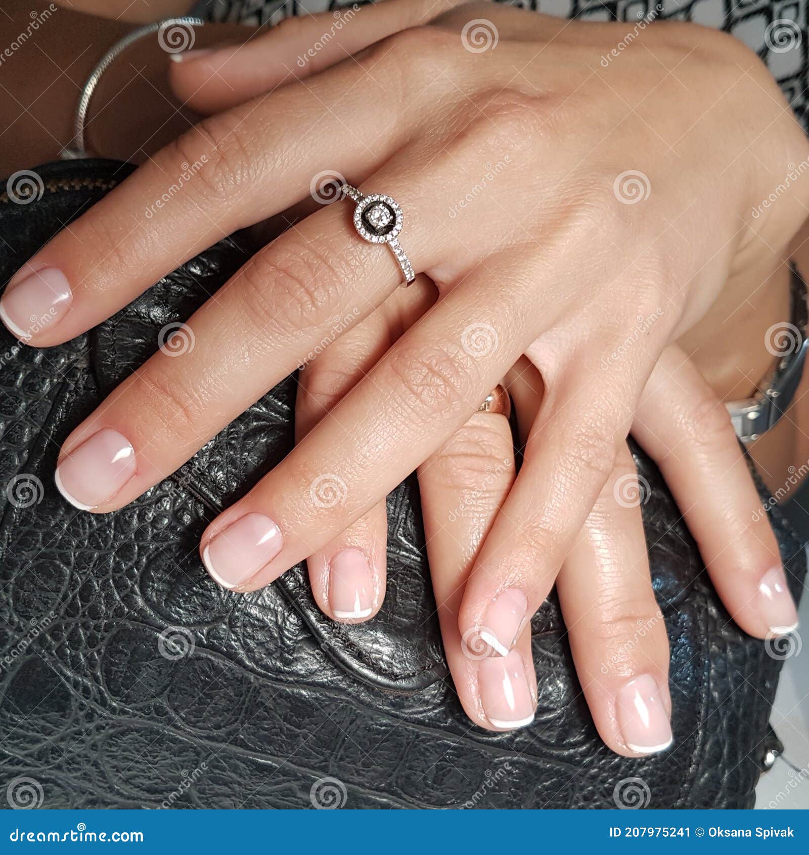Manikure with gel polish stock image. Image of limb - 207975241
