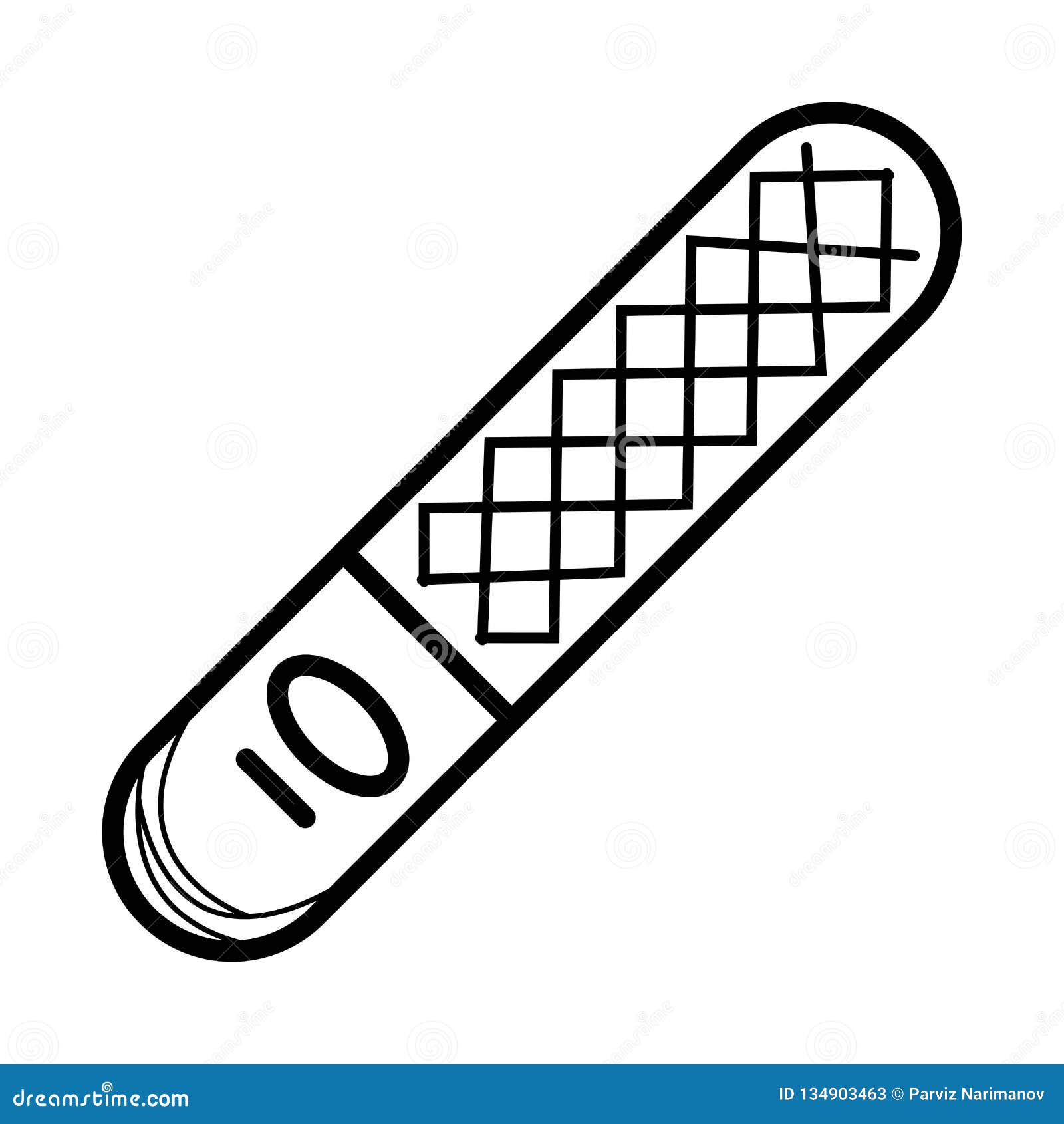 Nail File. Vector Drawing Icon | CartoonDealer.com #174480871