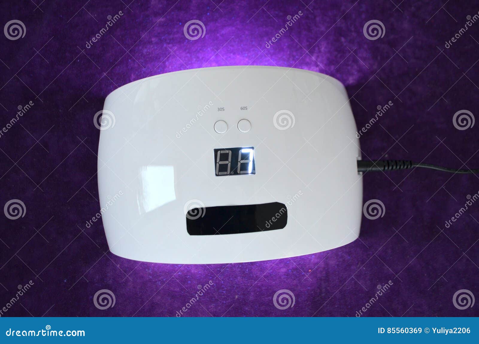Nail Gel Salon. UV Lamp with Timer Stock Image - Image of estetica ...