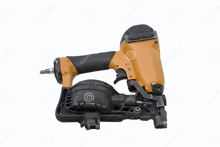 Nail gun stock photo. Image of brown, power, powerful - 1257660