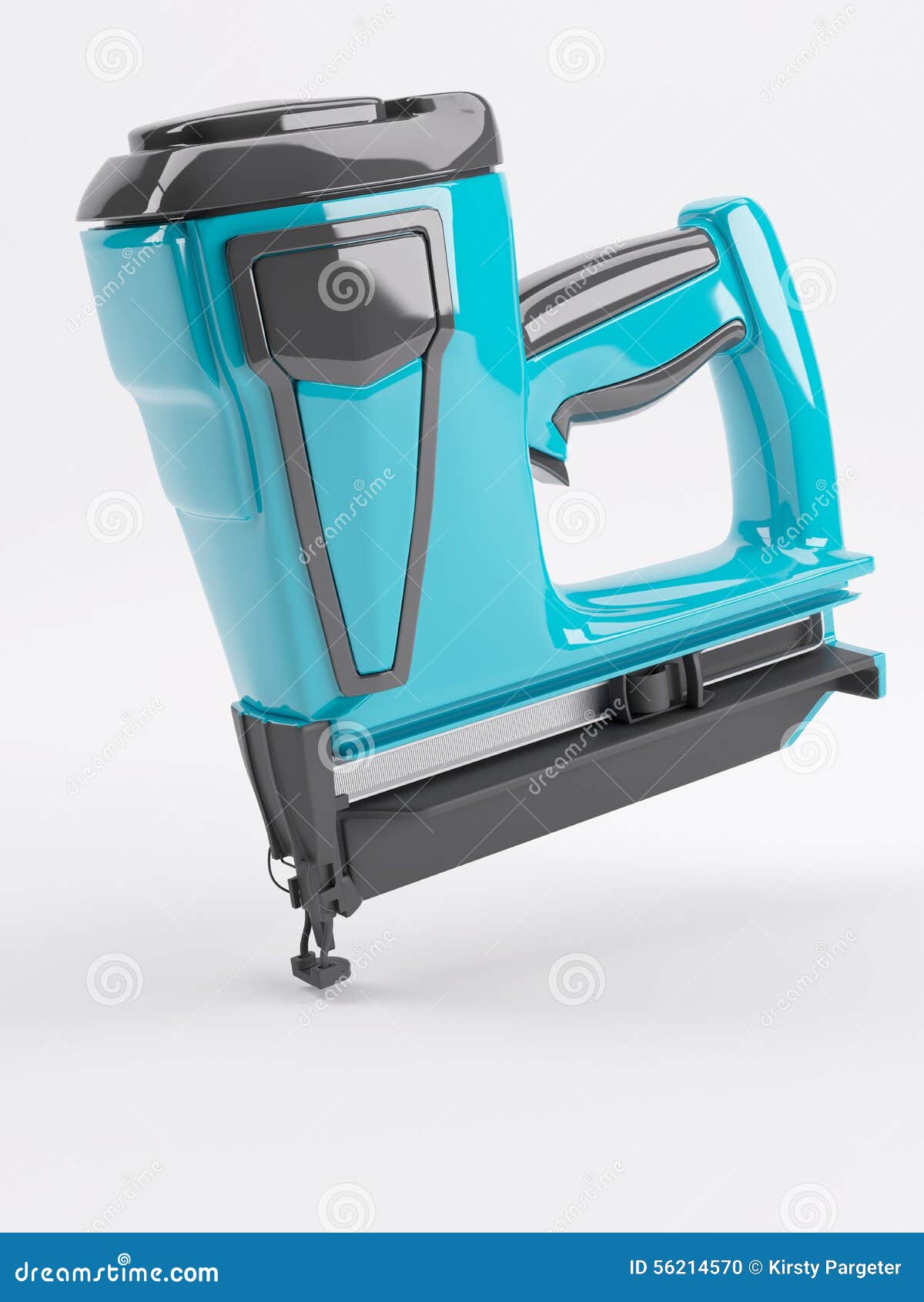 Nail gun stock illustration. Illustration of drive, construction - 56214570