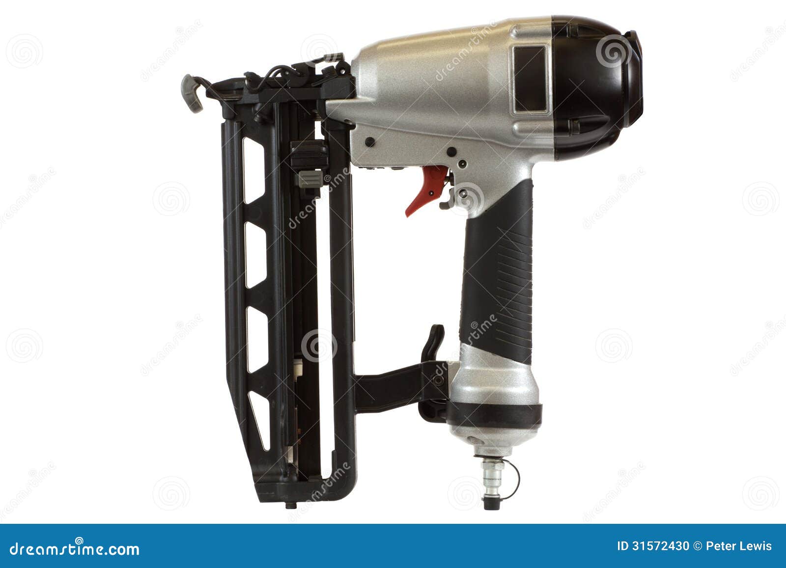 Nail Gun stock photo. Image of white, power, nailgun - 31572430