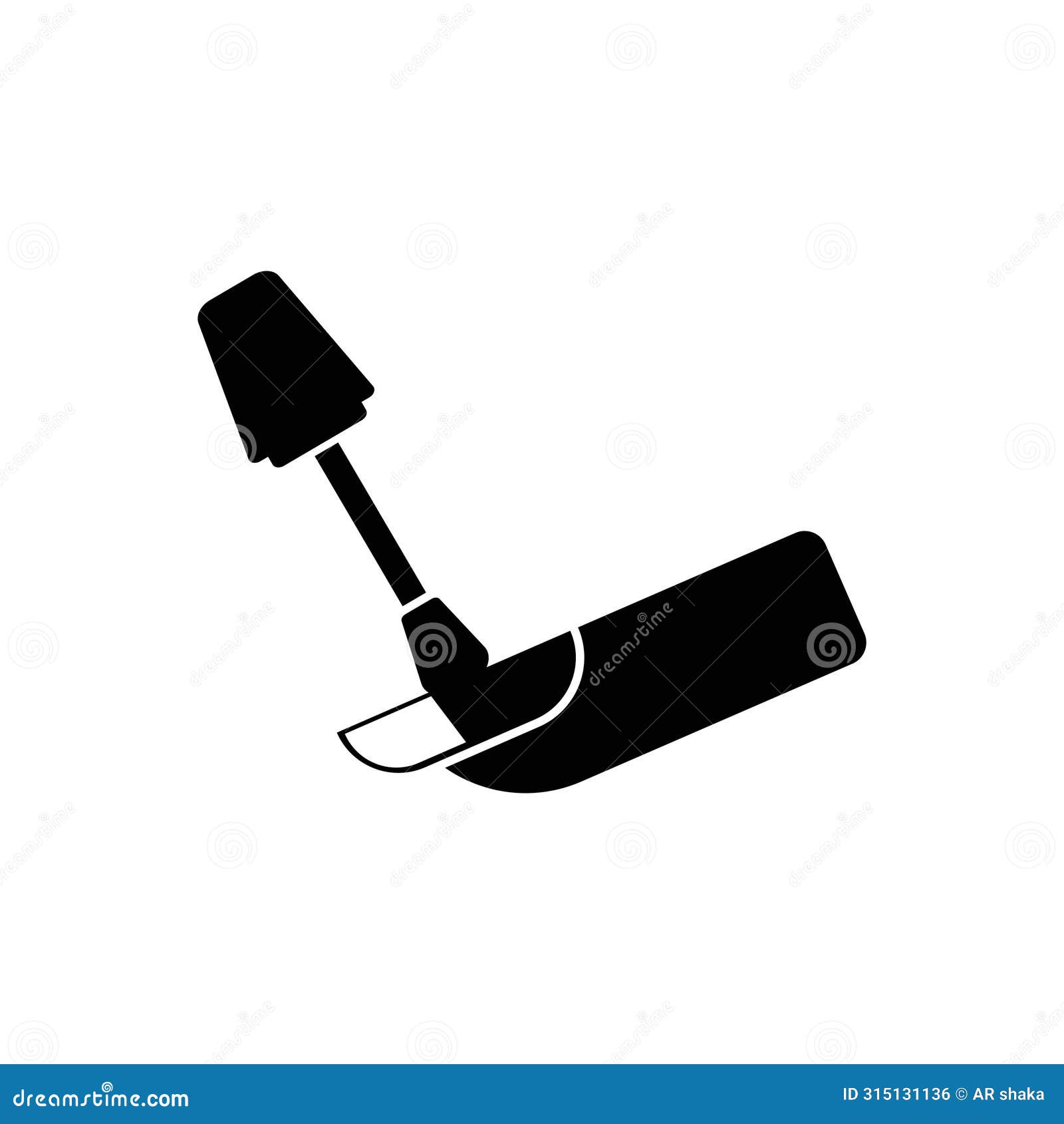 Nail Polish Symbol Icon,illustration Design Template Stock Vector ...