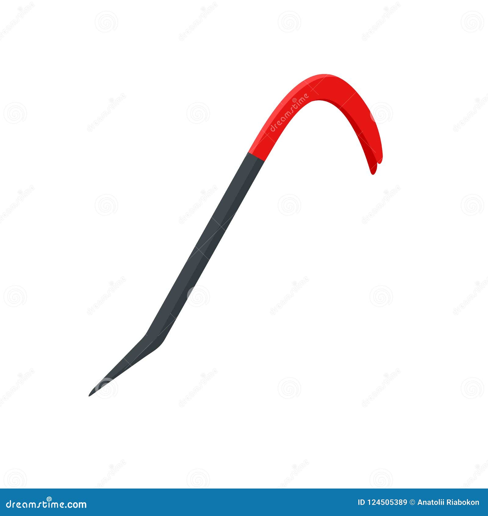 Nail Puller Icon, Flat Style Stock Illustration - Illustration of ...