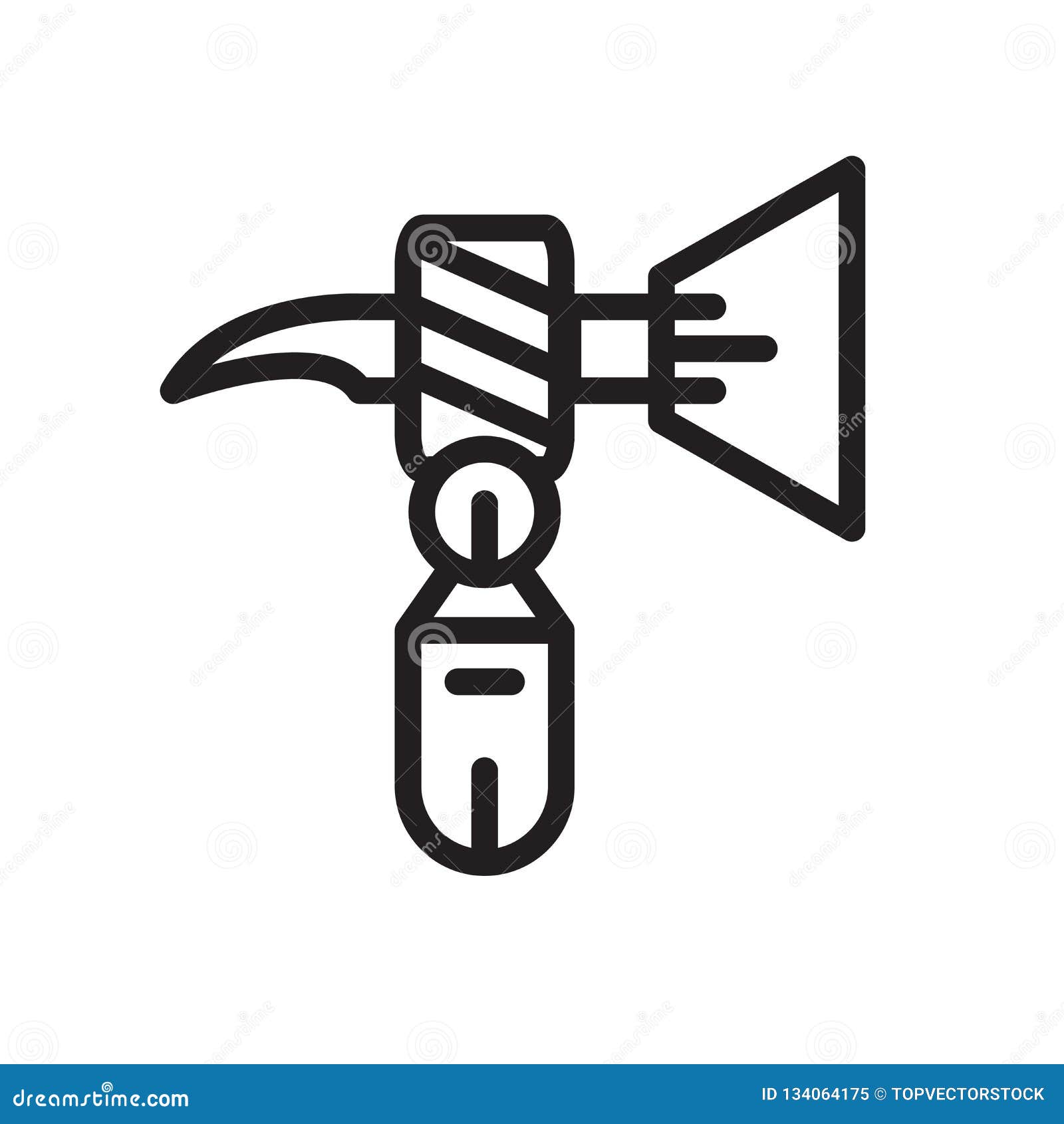 Nail Puller Icon Vector Isolated on White Background, Nail Puller Sign ...