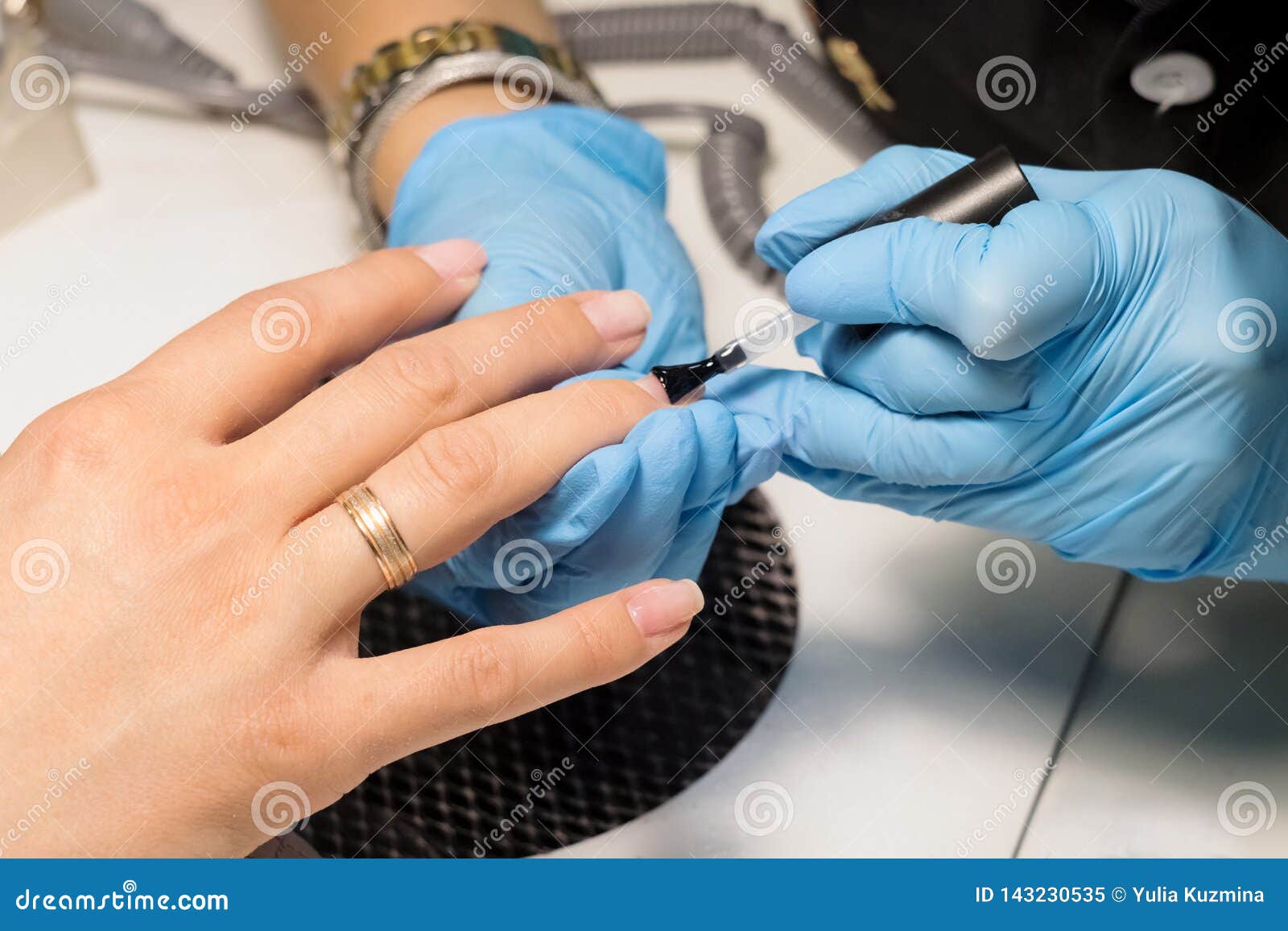 Nail Salon, Nail and Hand Care Stock Image - Image of design, finger ...