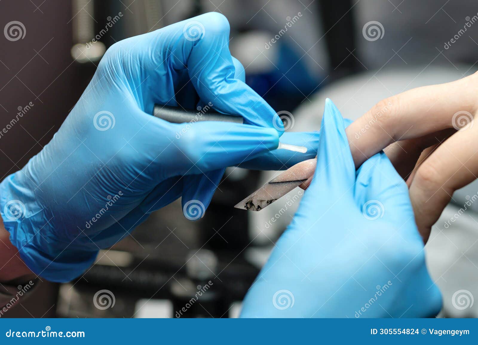 Nail Sculpting Precision stock photo. Image of process - 305554824