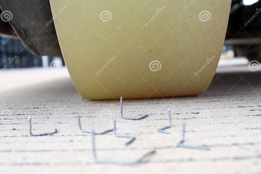 Nail trap and sharp stock image. Image of sharp, nail - 219346745