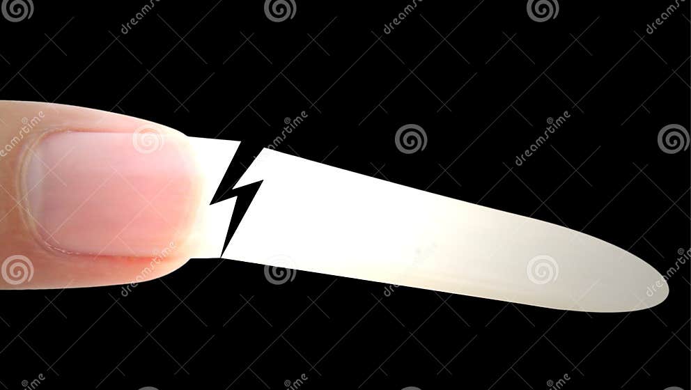 Nail warning stock image. Image of doctor, prevent, emblem - 4878185