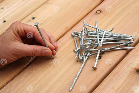 Nailing stock photo. Image of build, cedar, decking, renovation - 871906