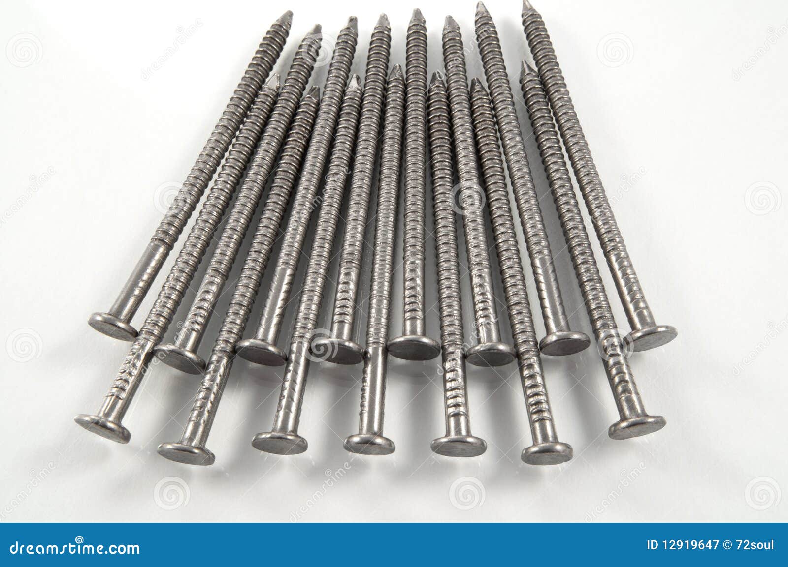Nails stock image. Image of fastenings, fastening, white - 12919647
