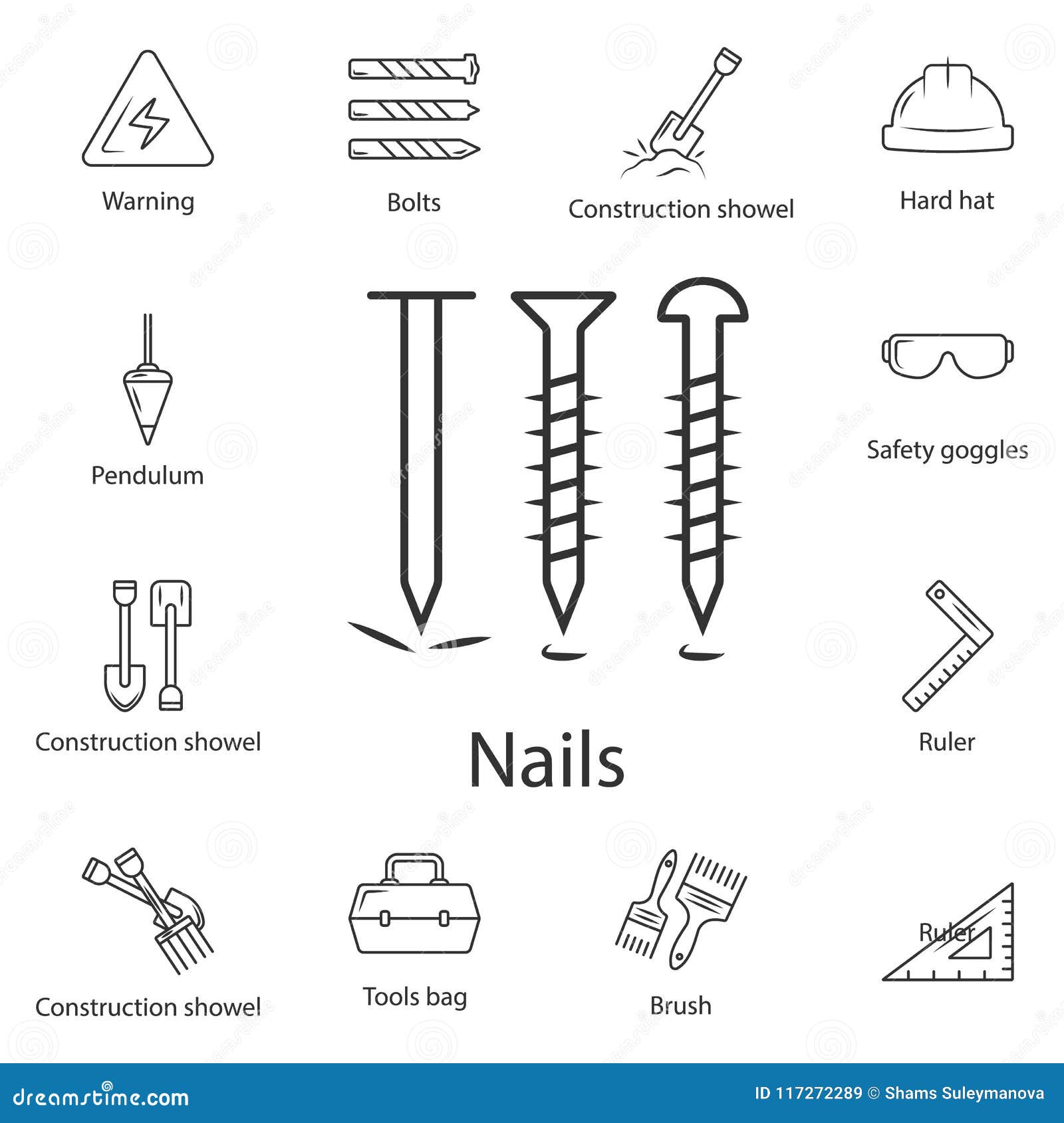 Nails Icon. Simple Element Illustration. Nails Symbol Design from ...