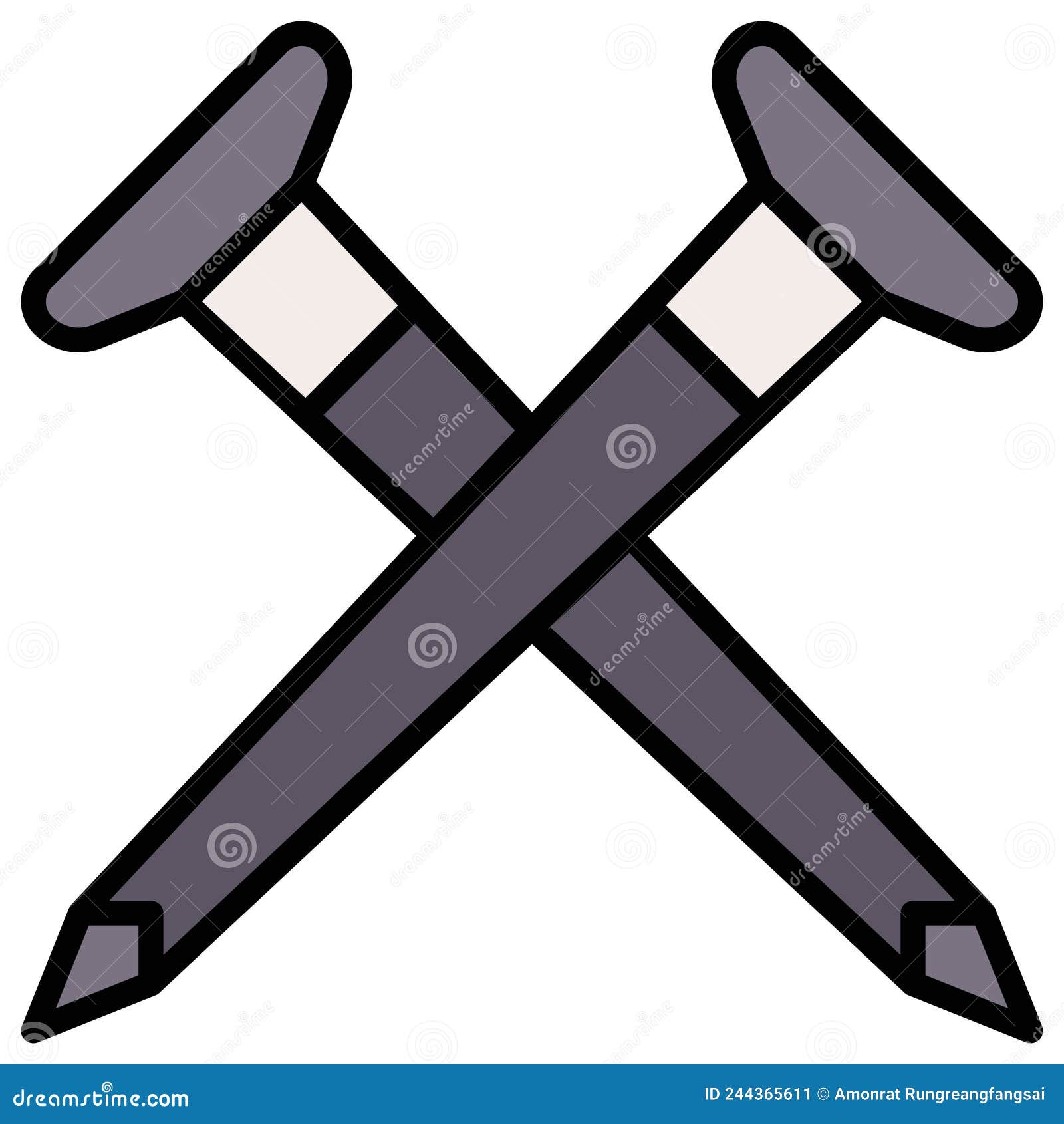 Nails Icon, Holy Week Related Vector Illustration Stock Vector ...