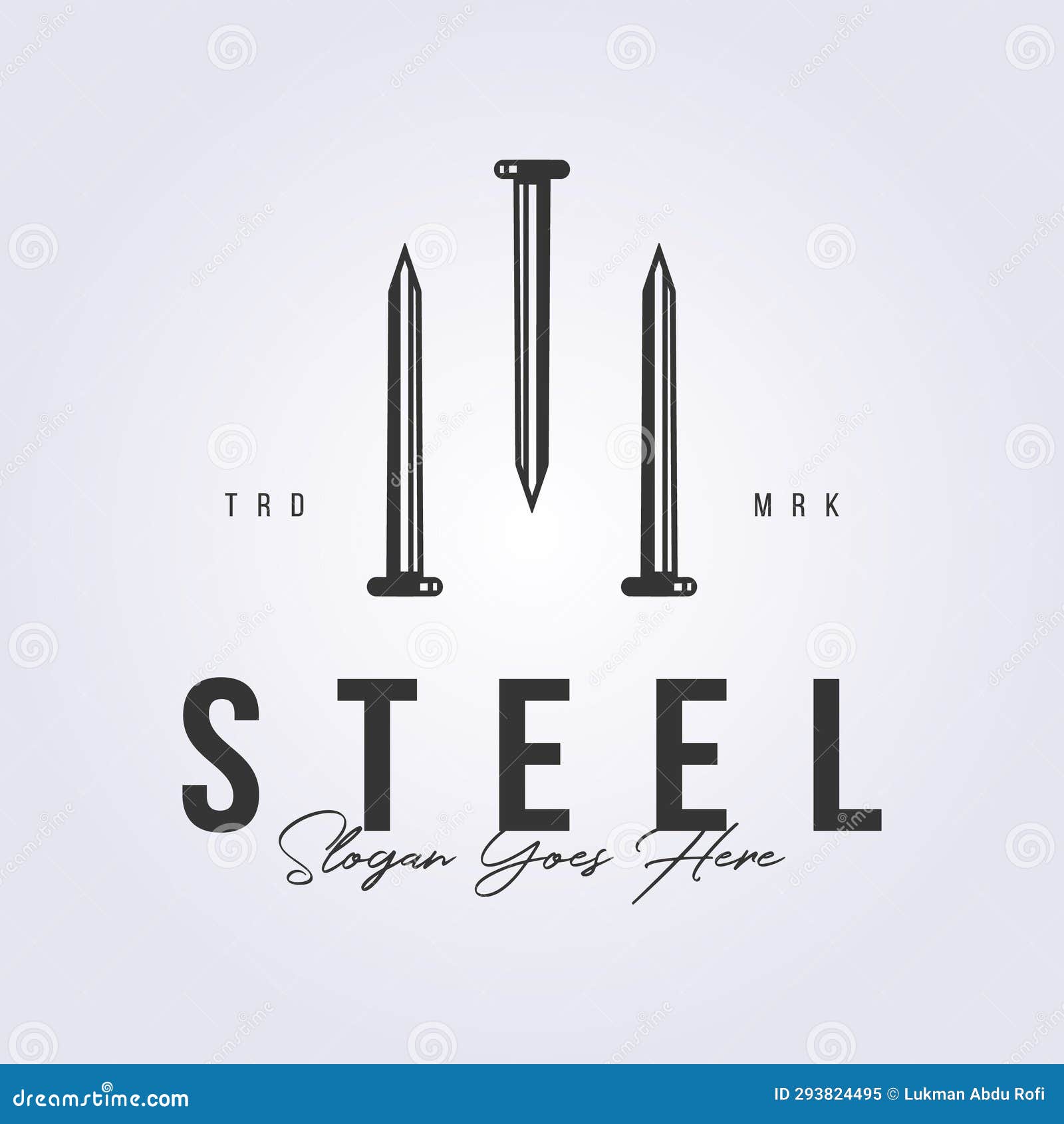 Nails Logo, Carpenter Tools Symbol Vector Illustration Template Icon ...