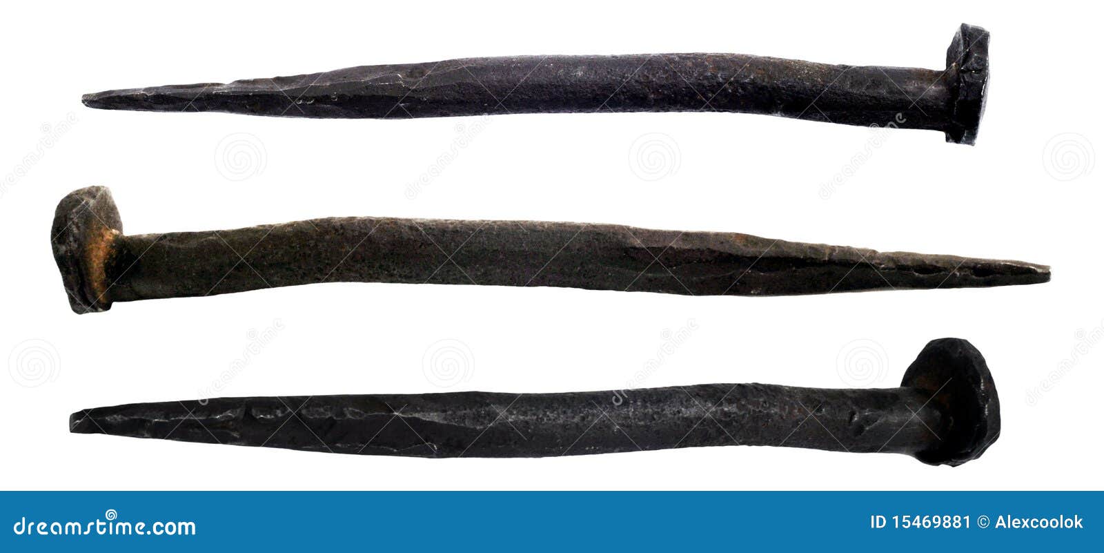 Nails old stock image. Image of ancient, antiques, iron - 15469881