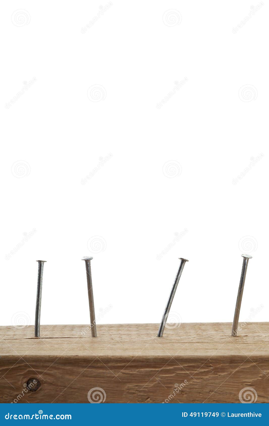 Nails On Old Wood Texture Stock Photo | CartoonDealer.com #61294752